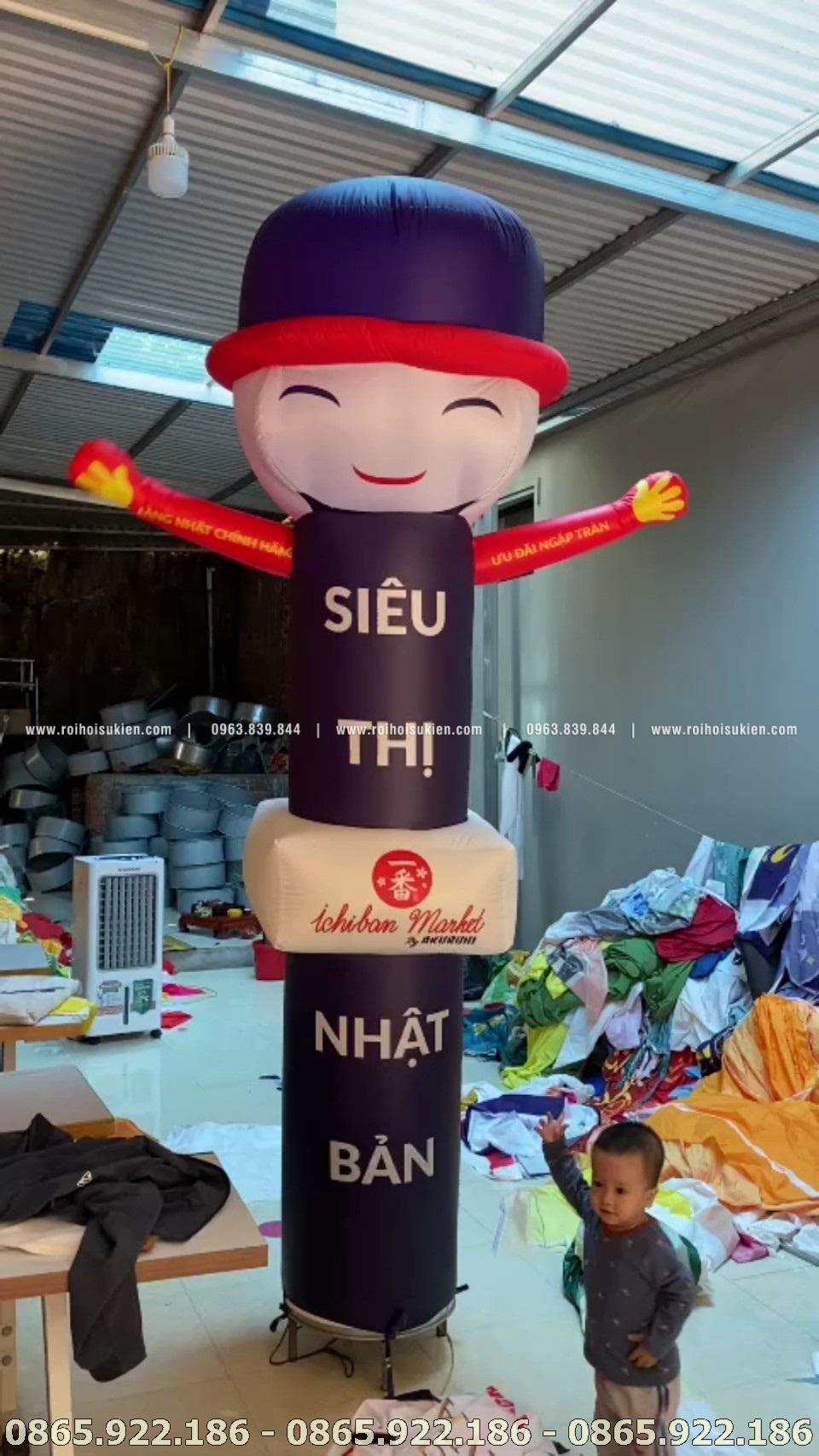 Các mẫu rối hơi hot hit chuyên giành cho siêu thị, cửa hàng điện thoại ...