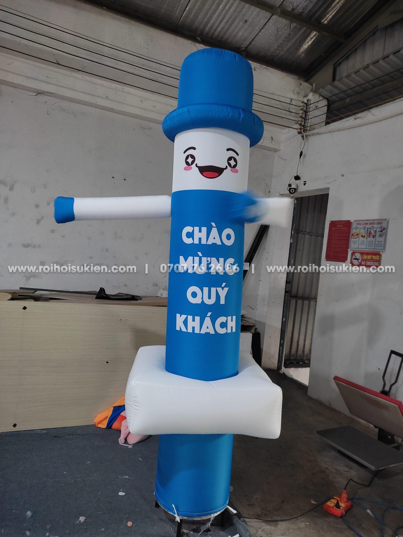 Sản xuất, thiết kế rối hơi quảng cáo, RỐI VẪY TRƯNG BÀY